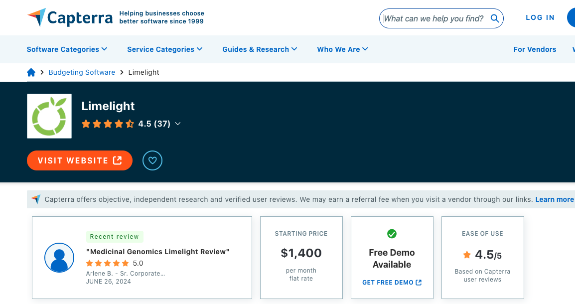 Cloud FP&A Software Reviews: What Users Say About Limelight, Vena & More